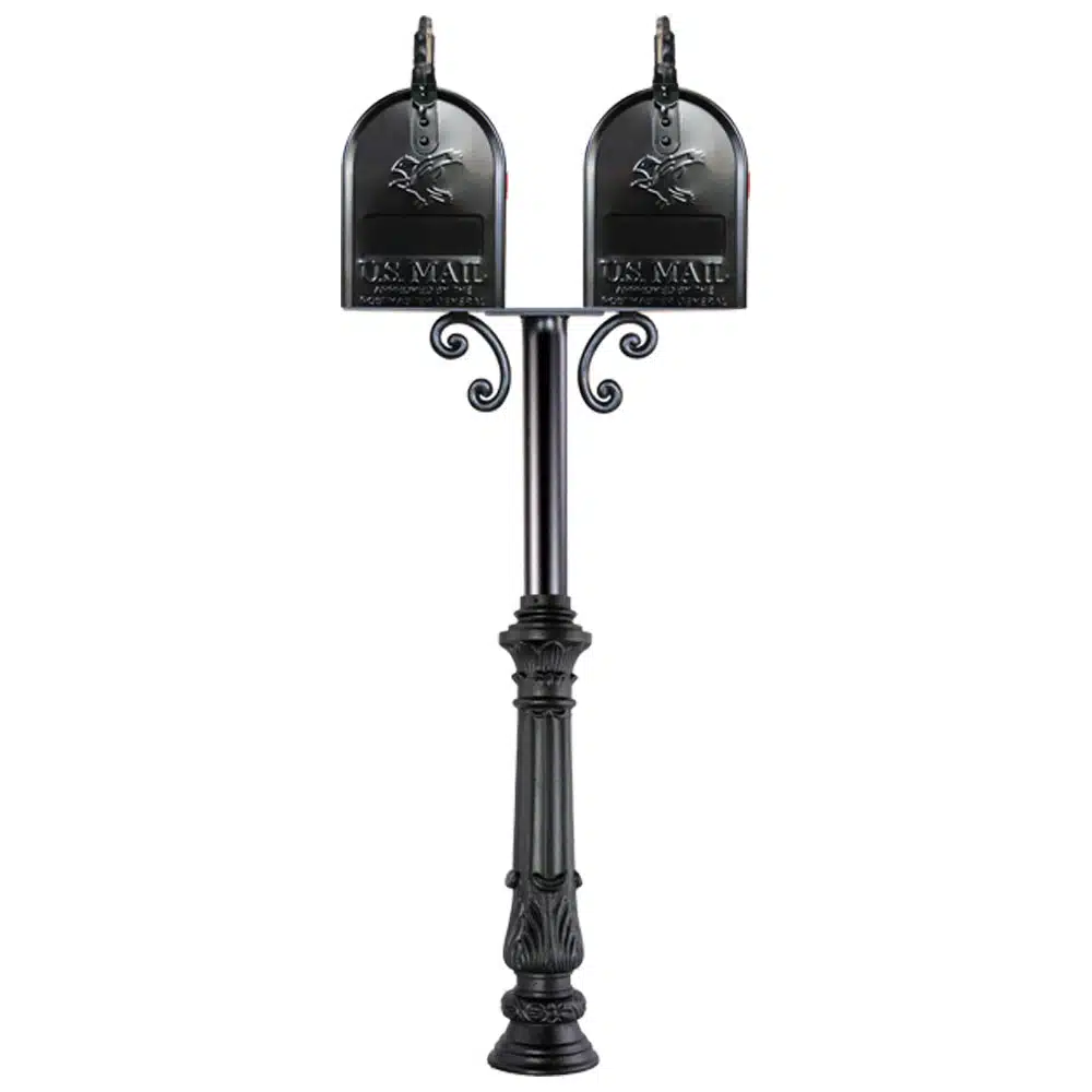 Millbrook Mailbox Post System Series C3 - C3-TWIN - MailboxWorks